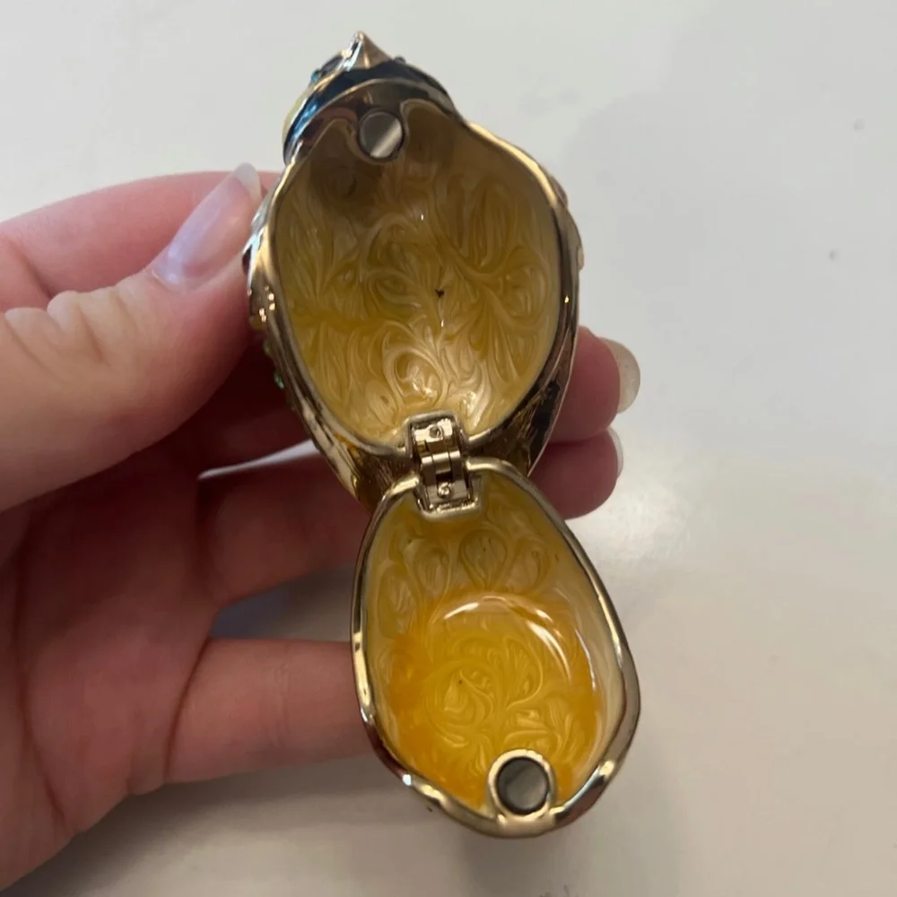 Other | Bejeweled Small Sparrow Bird Trinket Box | Poshmark